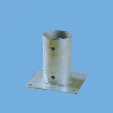 Screw-Fixed Round Post Holder, Hot Dip Galv. - QINGDAO EASY-FIX ...