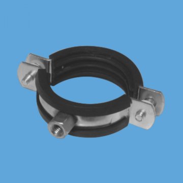 Heavy Duty Pipe Clamps|M8 Pipe Clamps with Rubber|Pipe Clips_Easy-fix